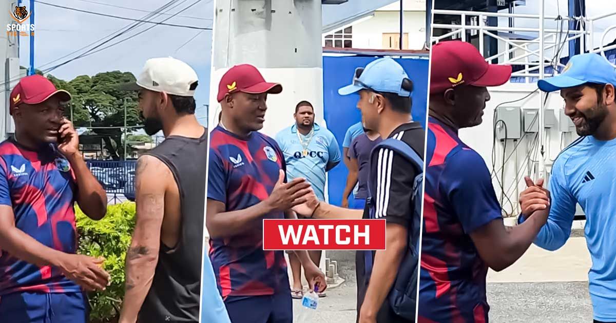 WATCH: Virat Kohli, Rohit Sharma, and others meet Brian Lara at Queen’s ...