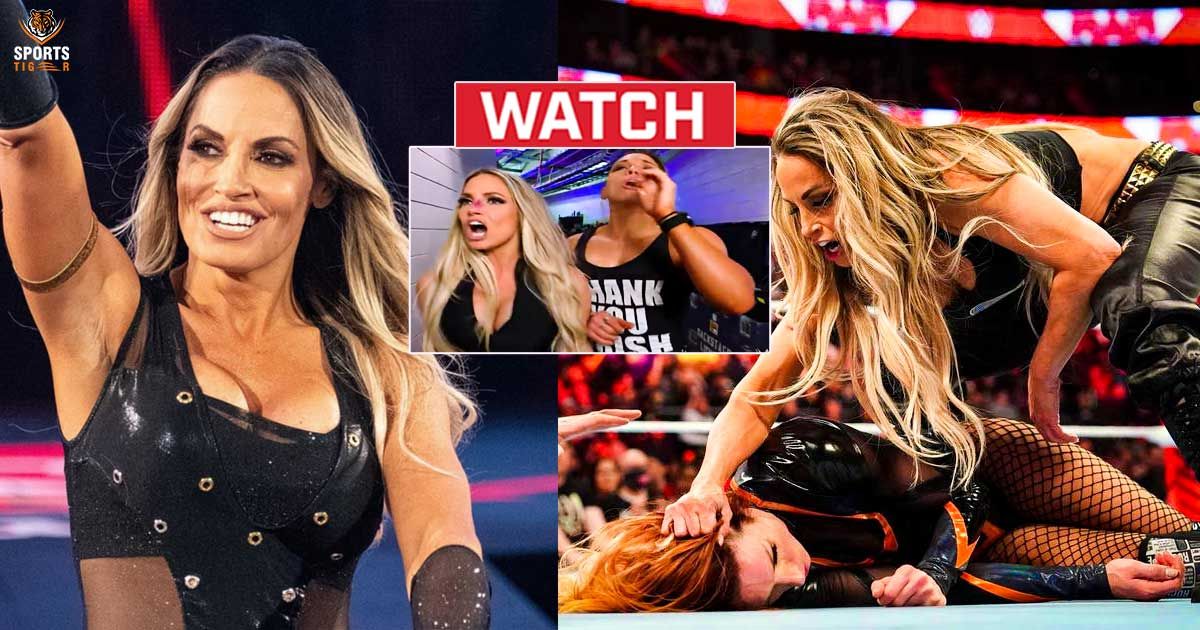 WATCH: Trish Stratus vs Becky Lynch gets booted off from SummerSlam 2023; Fans criticize WWE