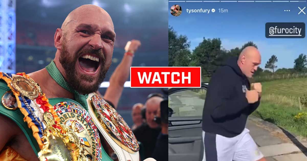 WATCH: Tyson Fury shadowboxes in street ahead of alleged Francis ...