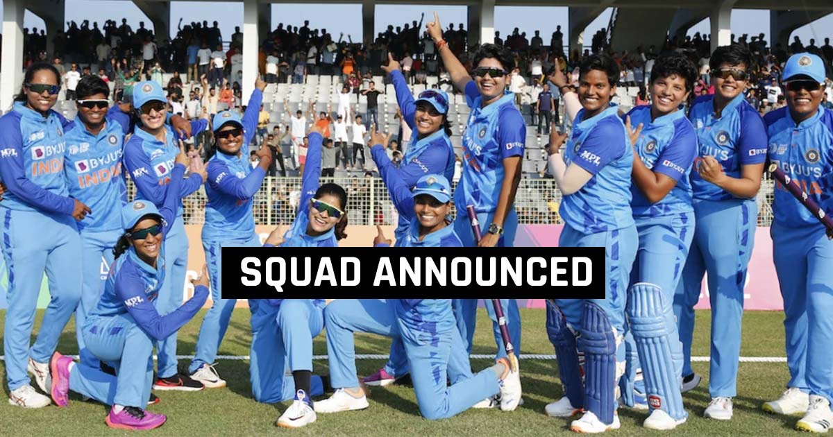 BCCI announce squads for Senior Women's T20 Challenger Trophy 2022 ...